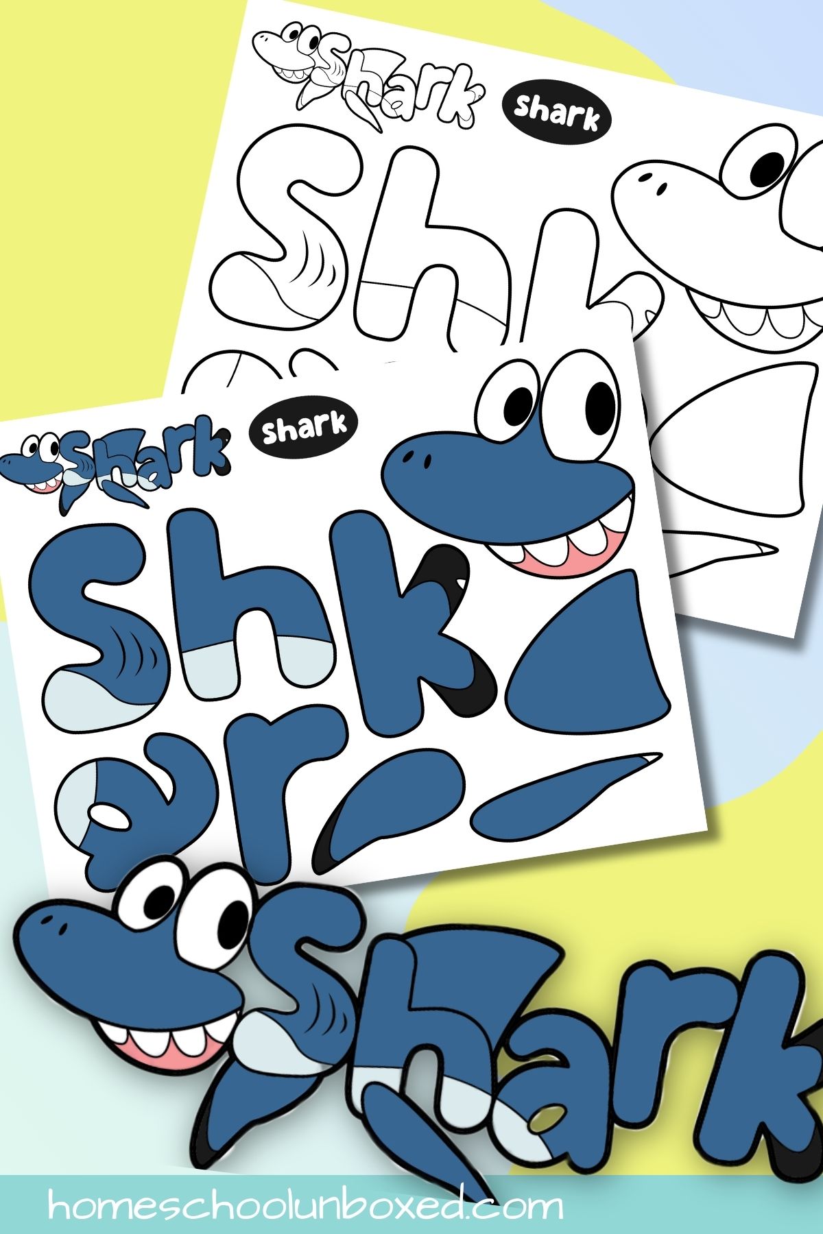 Shark Letter Craft (Free Printable)