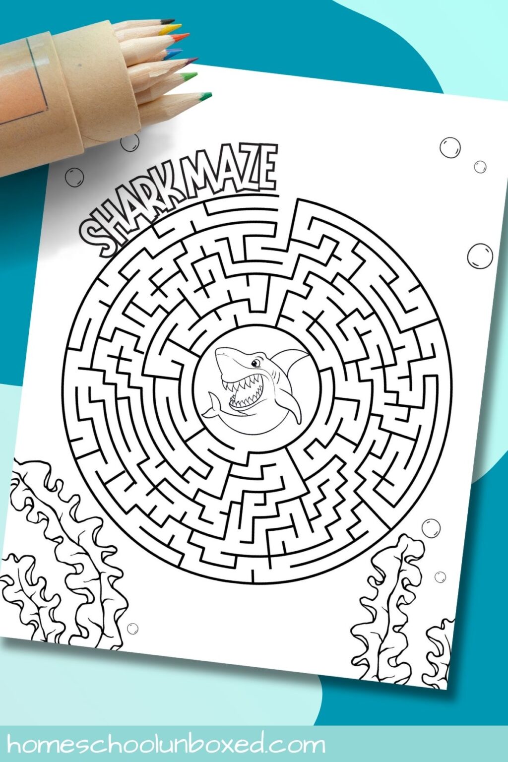 Free Shark Maze Printables – Fun Ocean-Themed Mazes for Kids