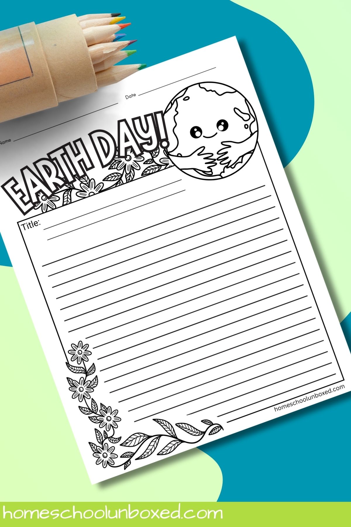 Earth Day Writing Prompt Worksheets (Free printables)