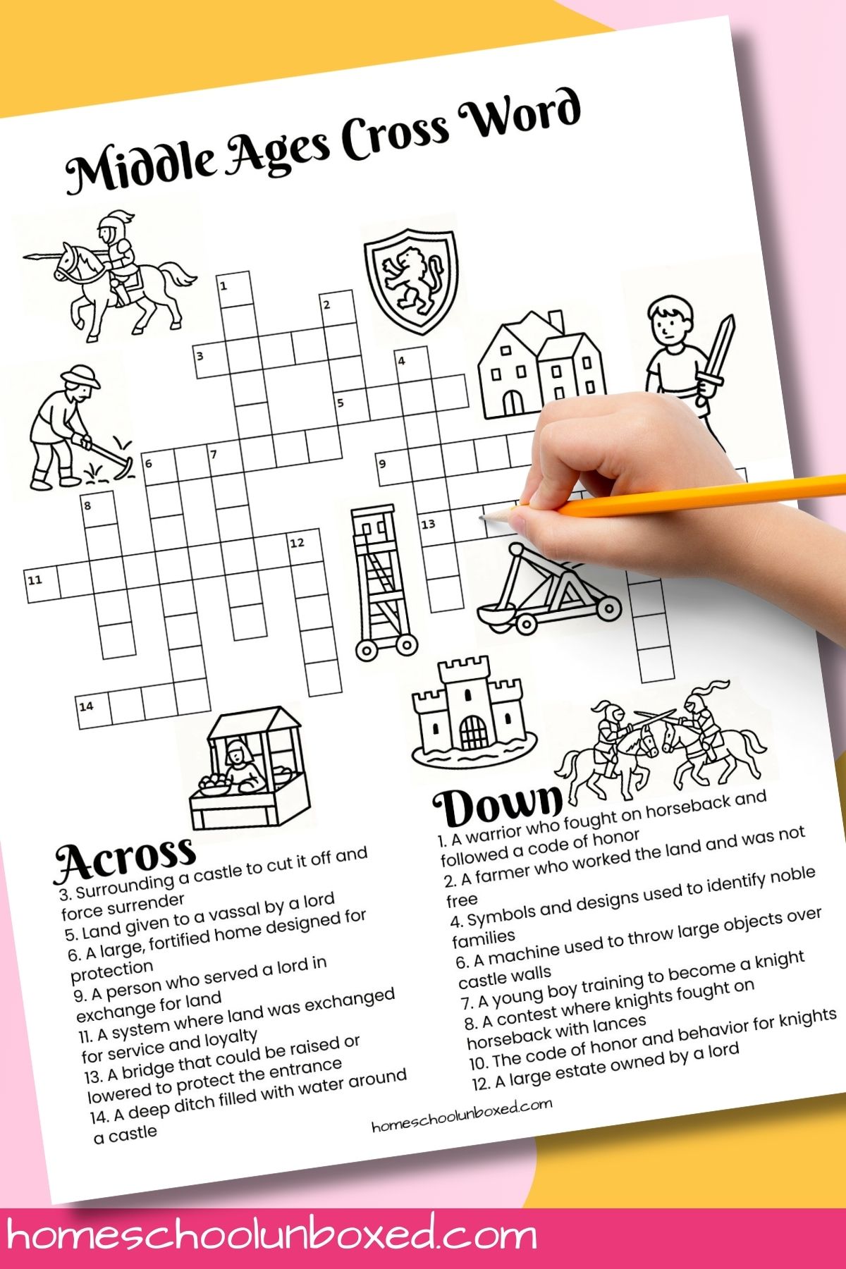 Middle Ages Crossword Puzzle (Free Printable + Answer Key)