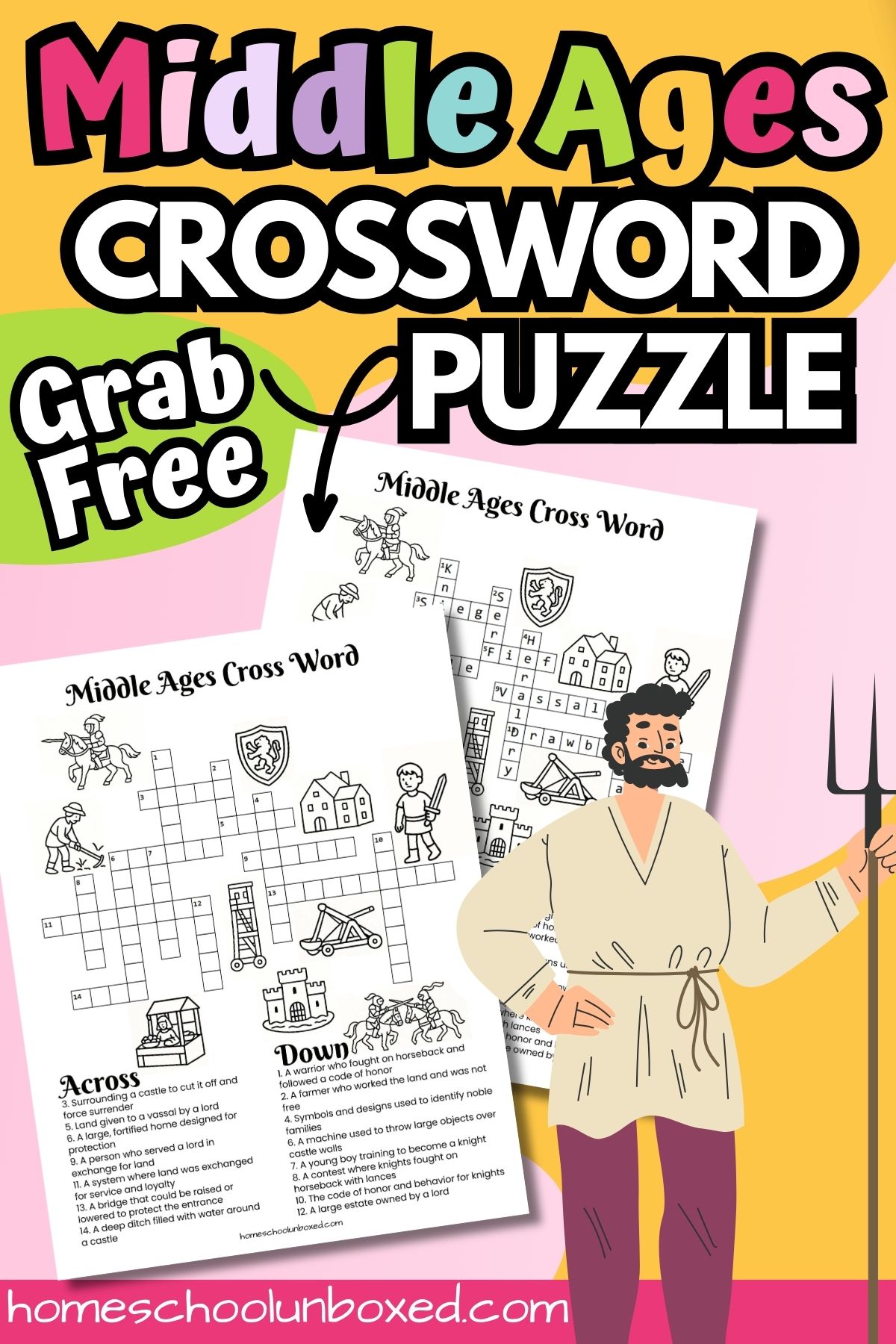 Middle Ages Crossword Puzzle (Free Printable + Answer Key)