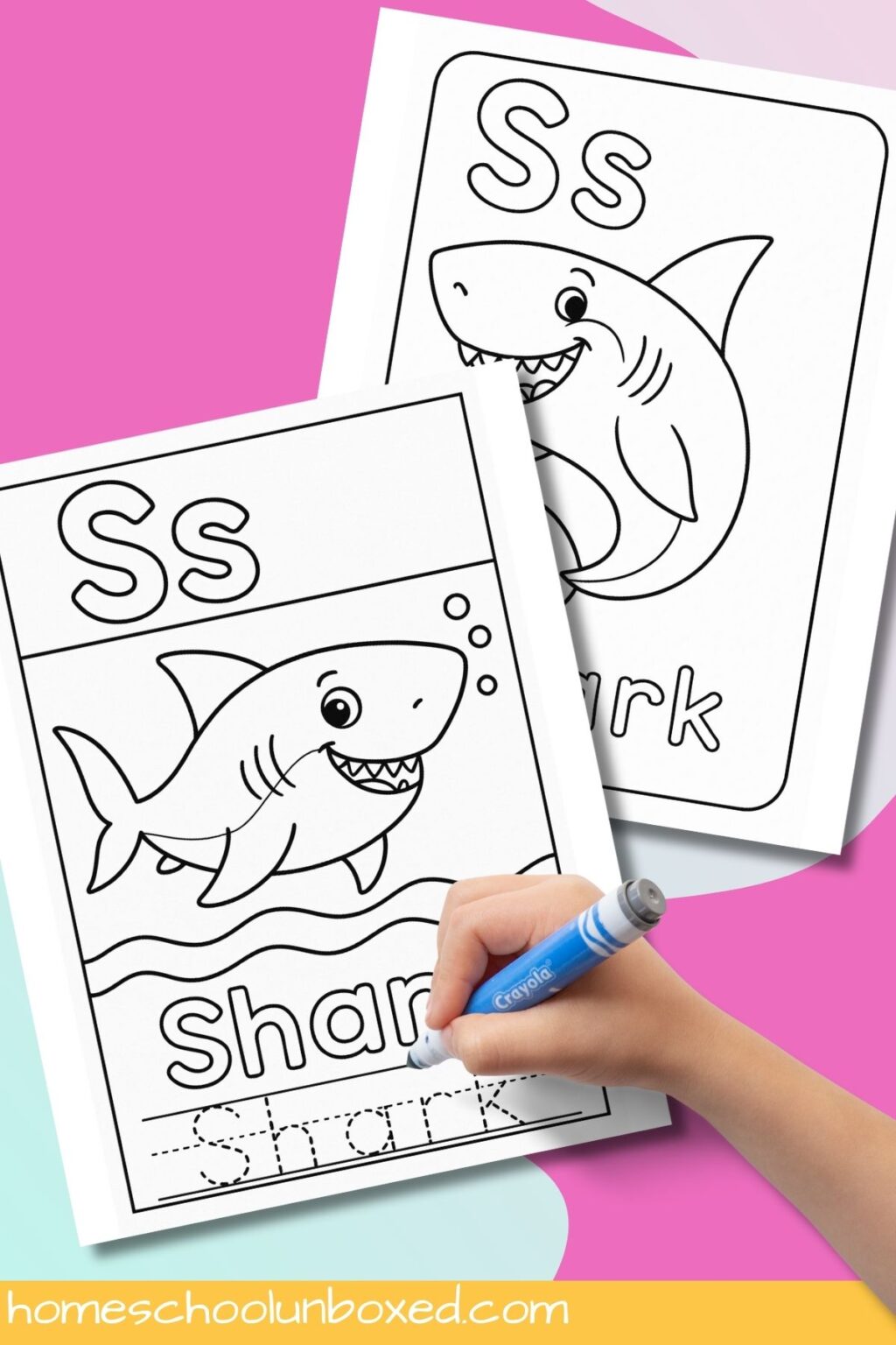 Shark Coloring Pages for Kids (Free Printables!)