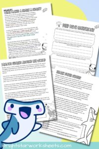 Shark Reading Comprehension Worksheets (Free Printables)