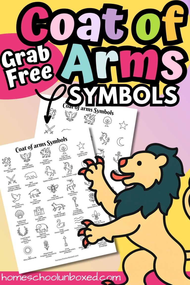 Coat of Arms Symbols and Their Meanings (Free Printable)