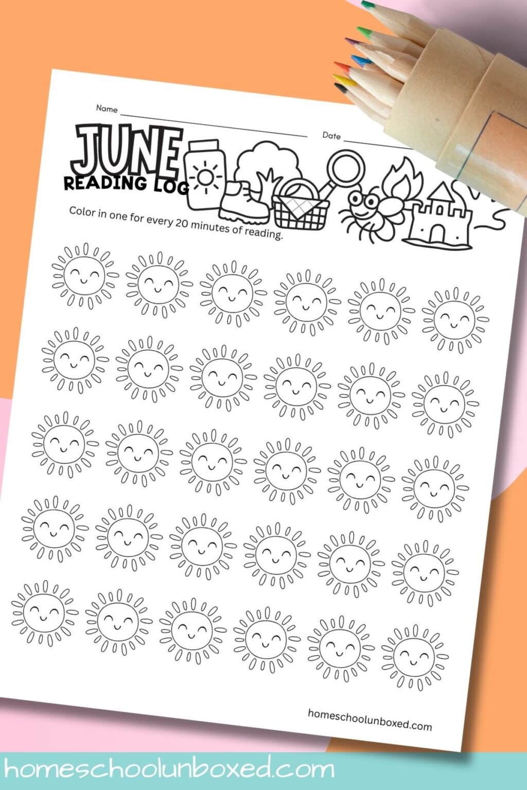 June Reading Log (Free Printables!)