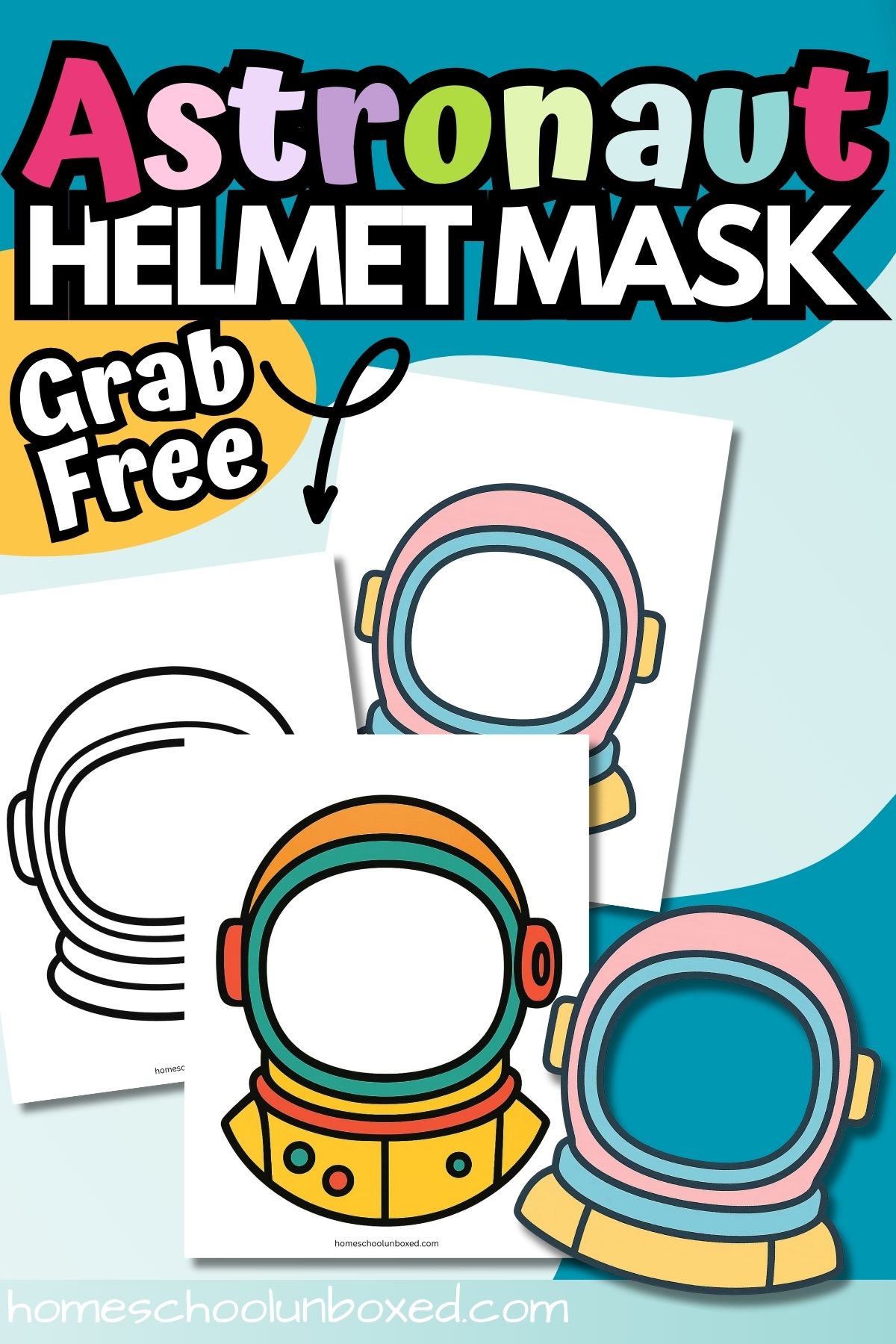 Astronaut Helmet Mask Printable