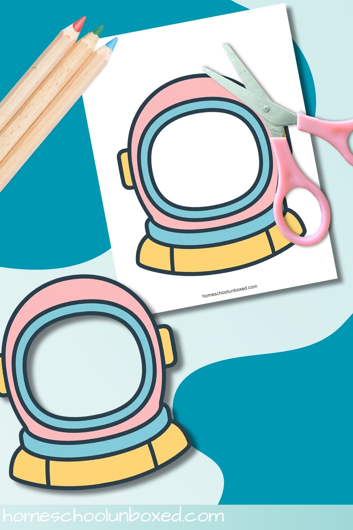 Astronaut Helmet Mask Printable