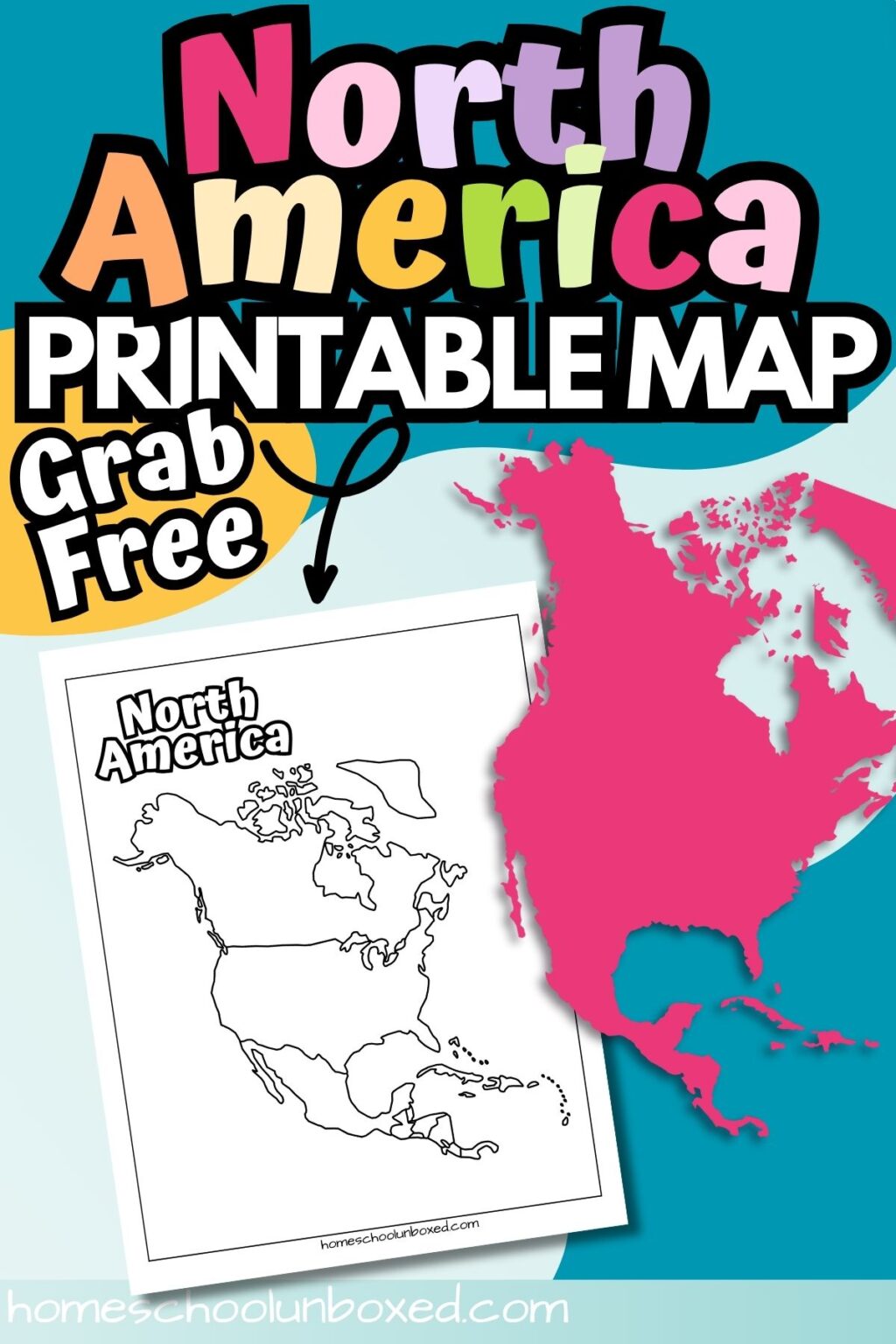 Free Printable North America Map (Grab for Free!)