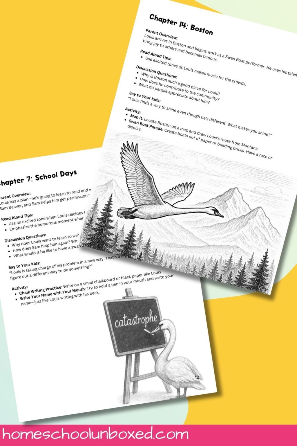 Free Trumpet of the Swan Unit Study (Bring the Story to Life)