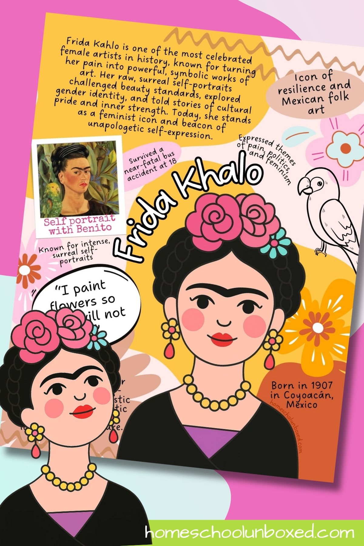 Build a Flower Cut and Paste Craft (Free Printable)