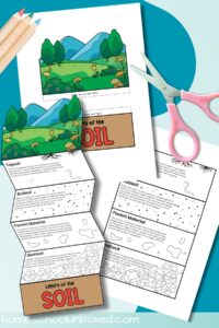 Layers of Soil Fold Out Activity (Free Printable)