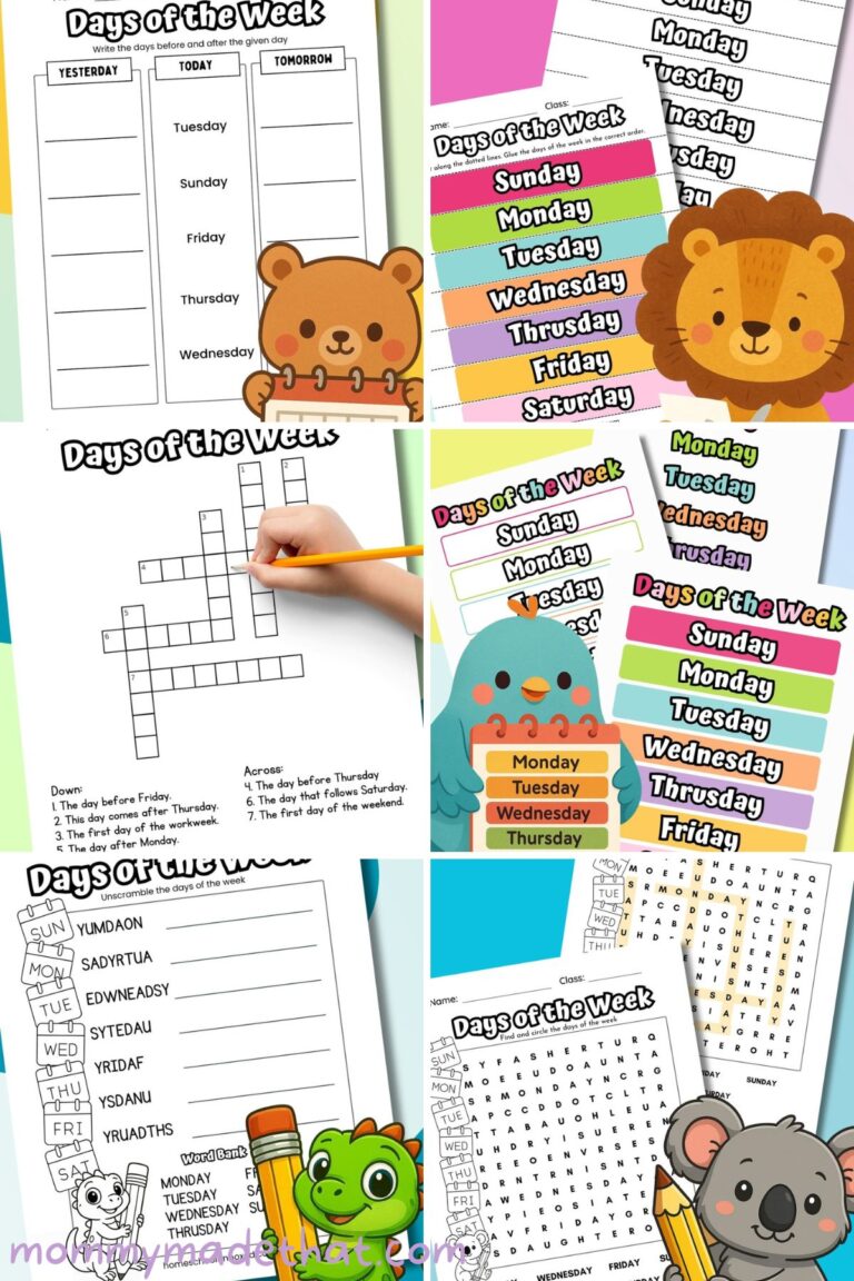 Days of the Week Activities (Teaching Days of the Week)