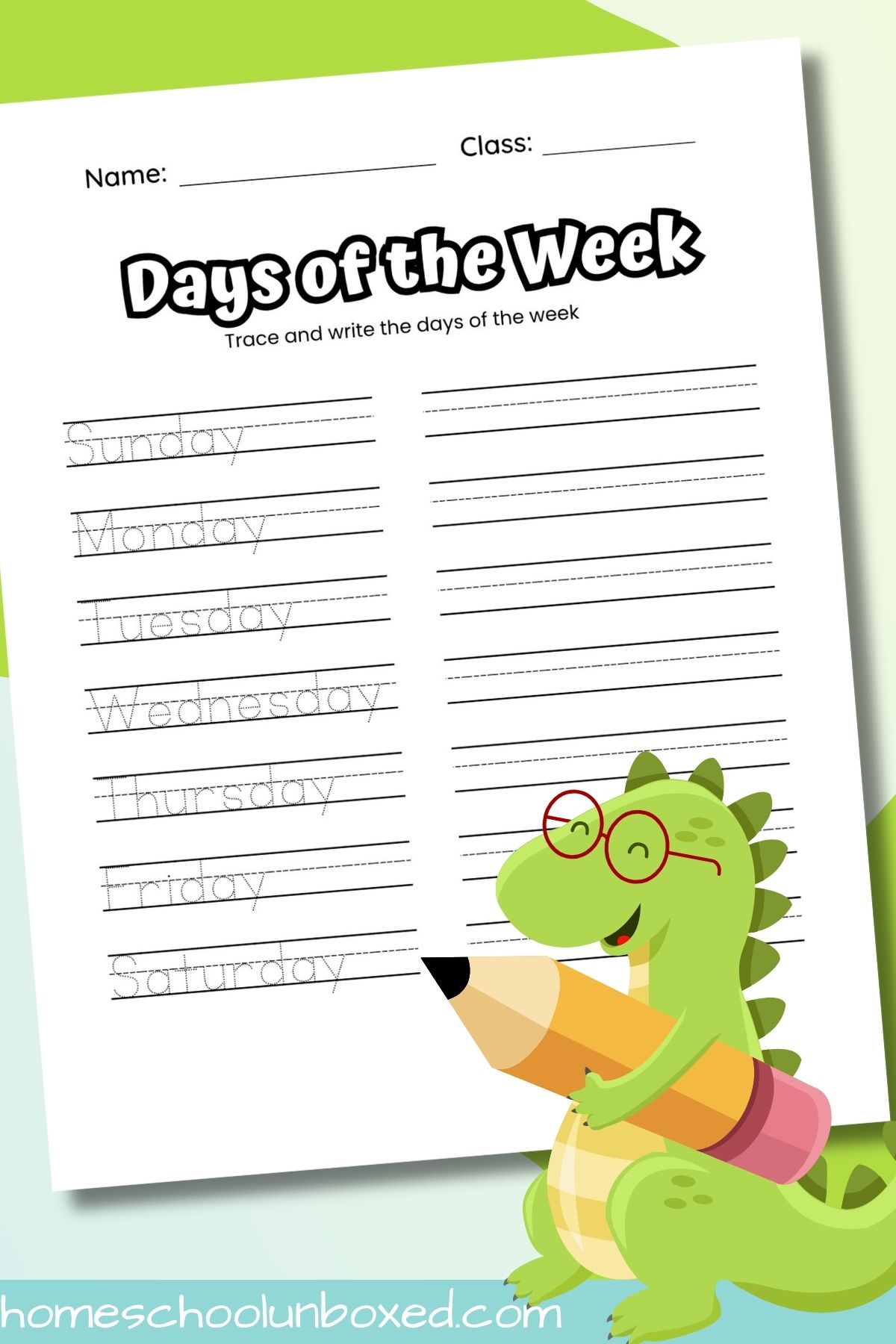 Days of the Week Worksheets (Tons of Free Printables)